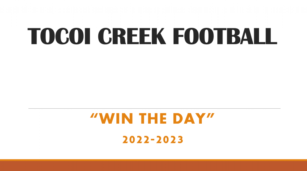 Football – Tocoi Creek High School